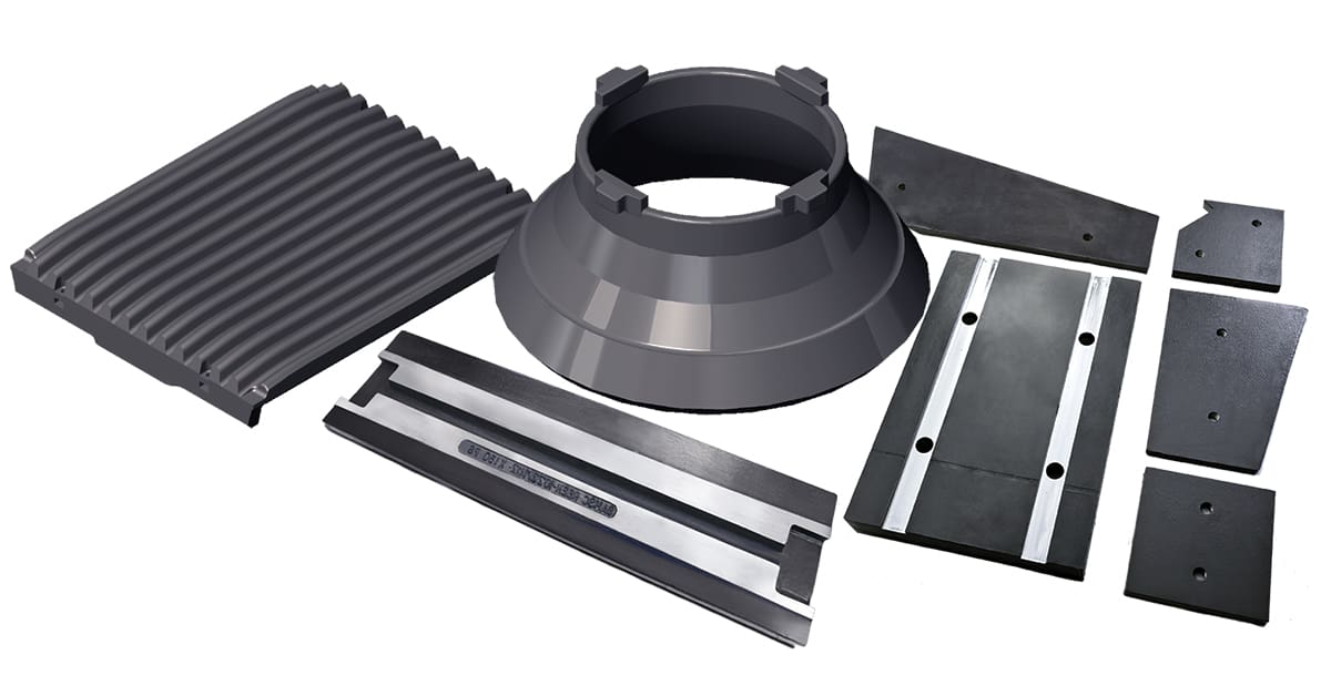 Crusher Wear Parts & Liners | Replacement Jaws & Cones | Samscreen